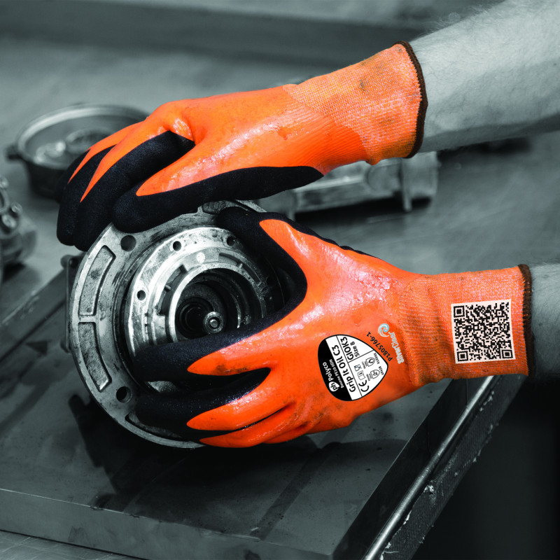 Polyco Grip It® Oil C3 Cut Resistant Dual Nitrile Coated Glove - PPE ...